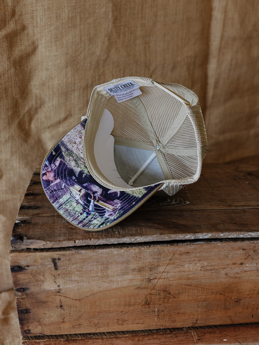 Retro Ringer Cap – Mary River Bull Catcher | Dusty Creek – DUSTY CREEK